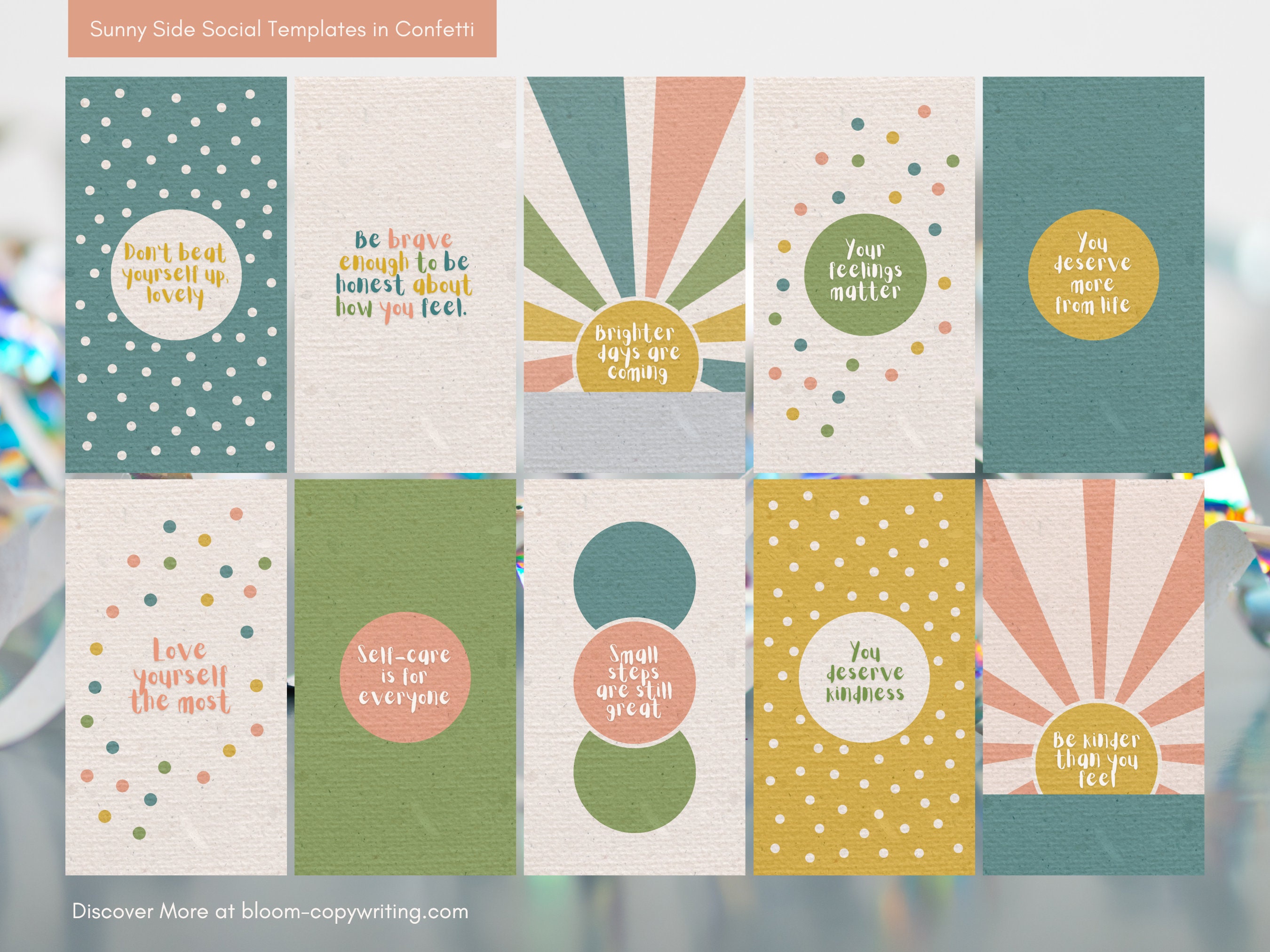 88 Kindness & Positivity Canva Templates Editable Instagram Templates ...