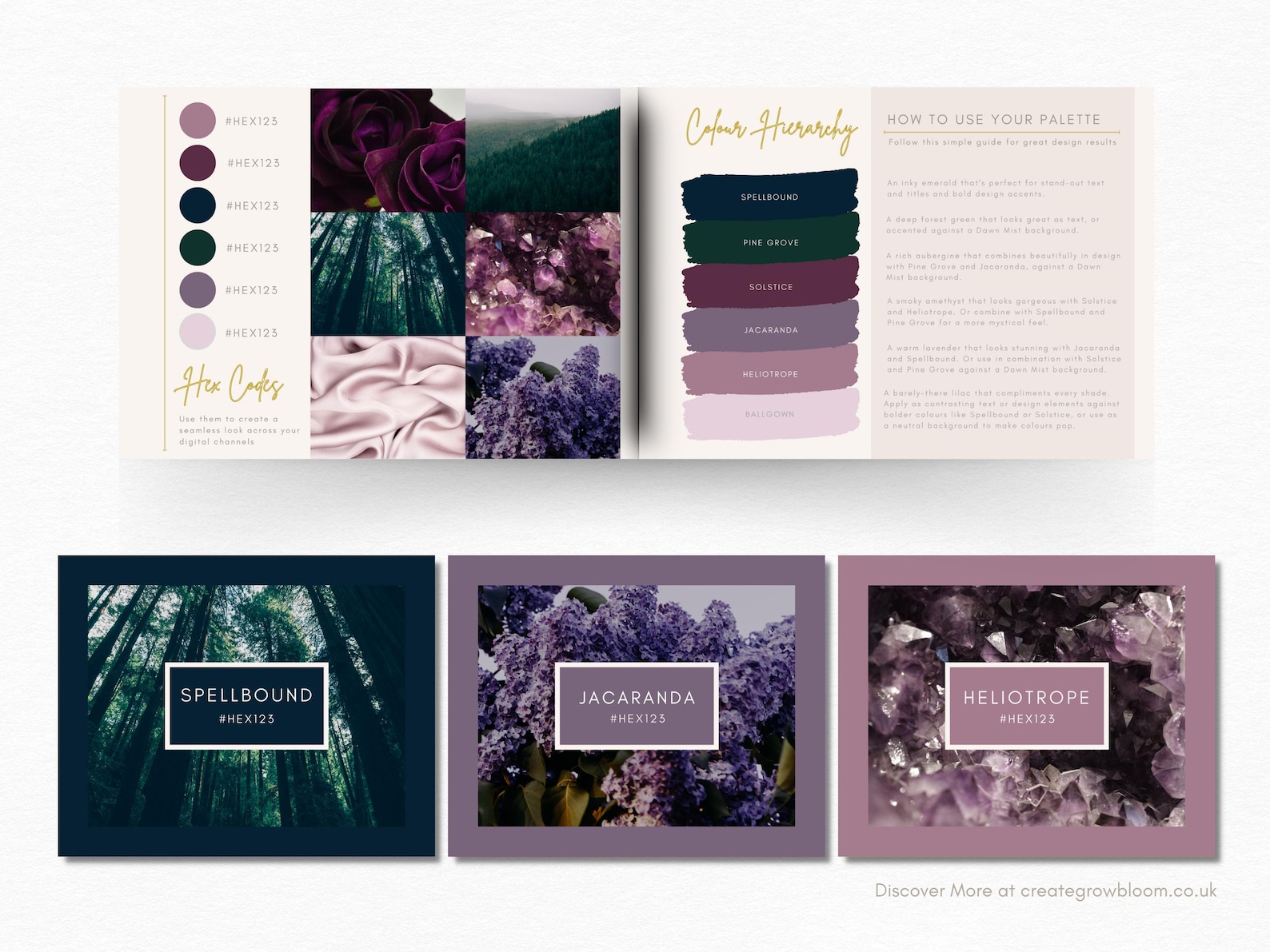 Luxury Color Palette | Brand Color Palette With Hex Codes | Premium ...