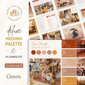 Deluxe Wedding Palette Editable Canva Colour Palette With Hex Codes ...