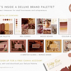 Luxury Brand Color Palette | Canva Color Palette With Hex Codes ...