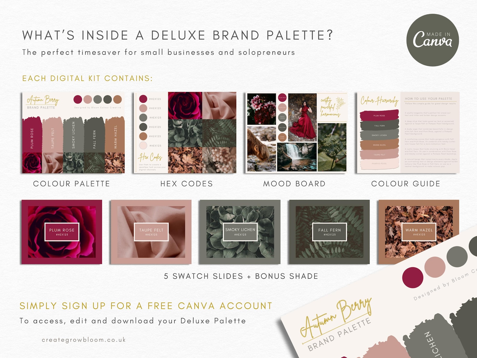 Luxury Color Palette | Brand Color Palette With Hex Codes | Premium ...
