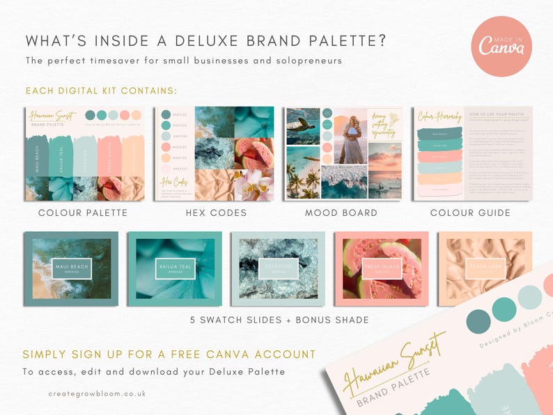Luxury Brand Color Palette | Sunset Brand Color Palette With Hex Codes ...