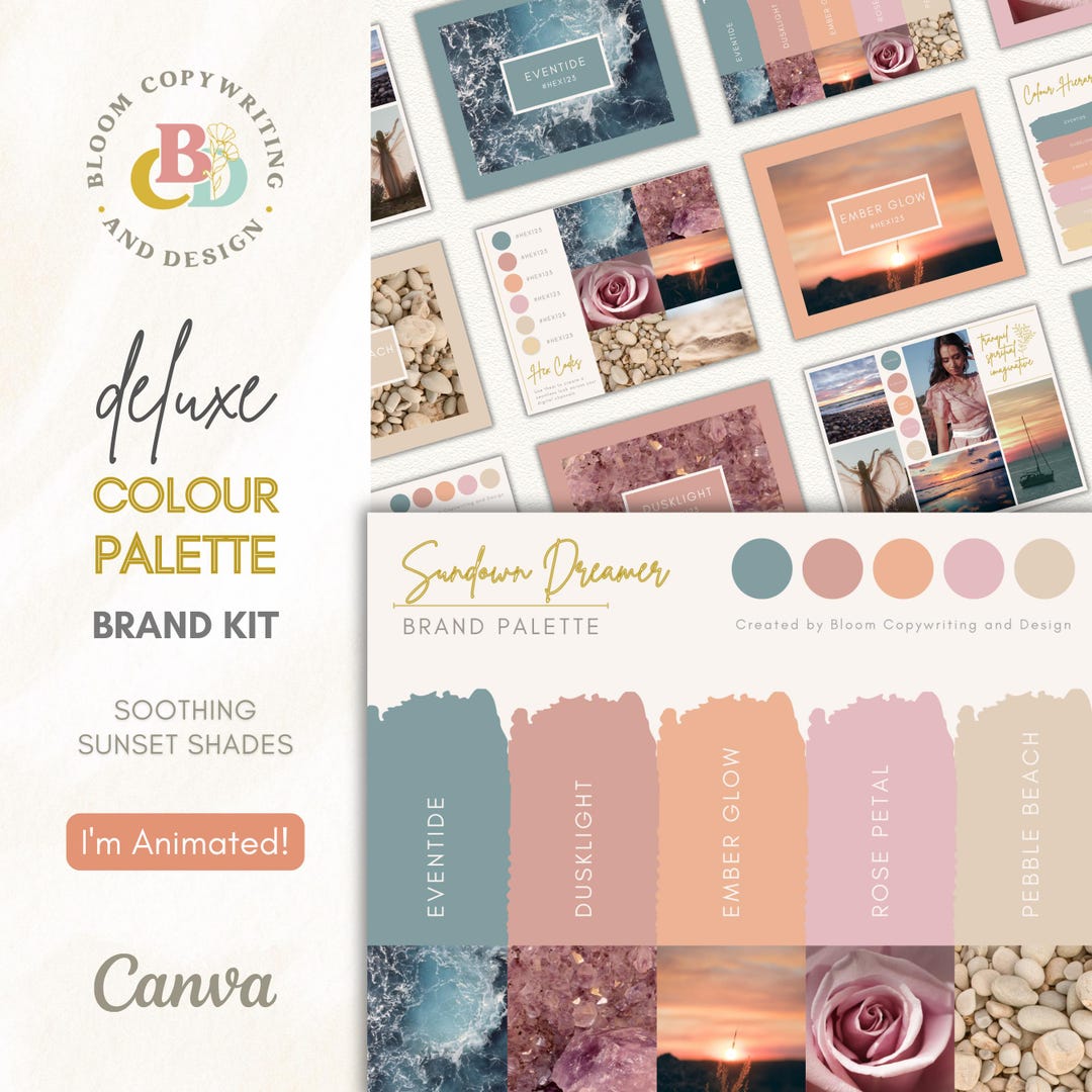 Luxury Brand Color Palette | Canva Color Palette With Hex Codes ...