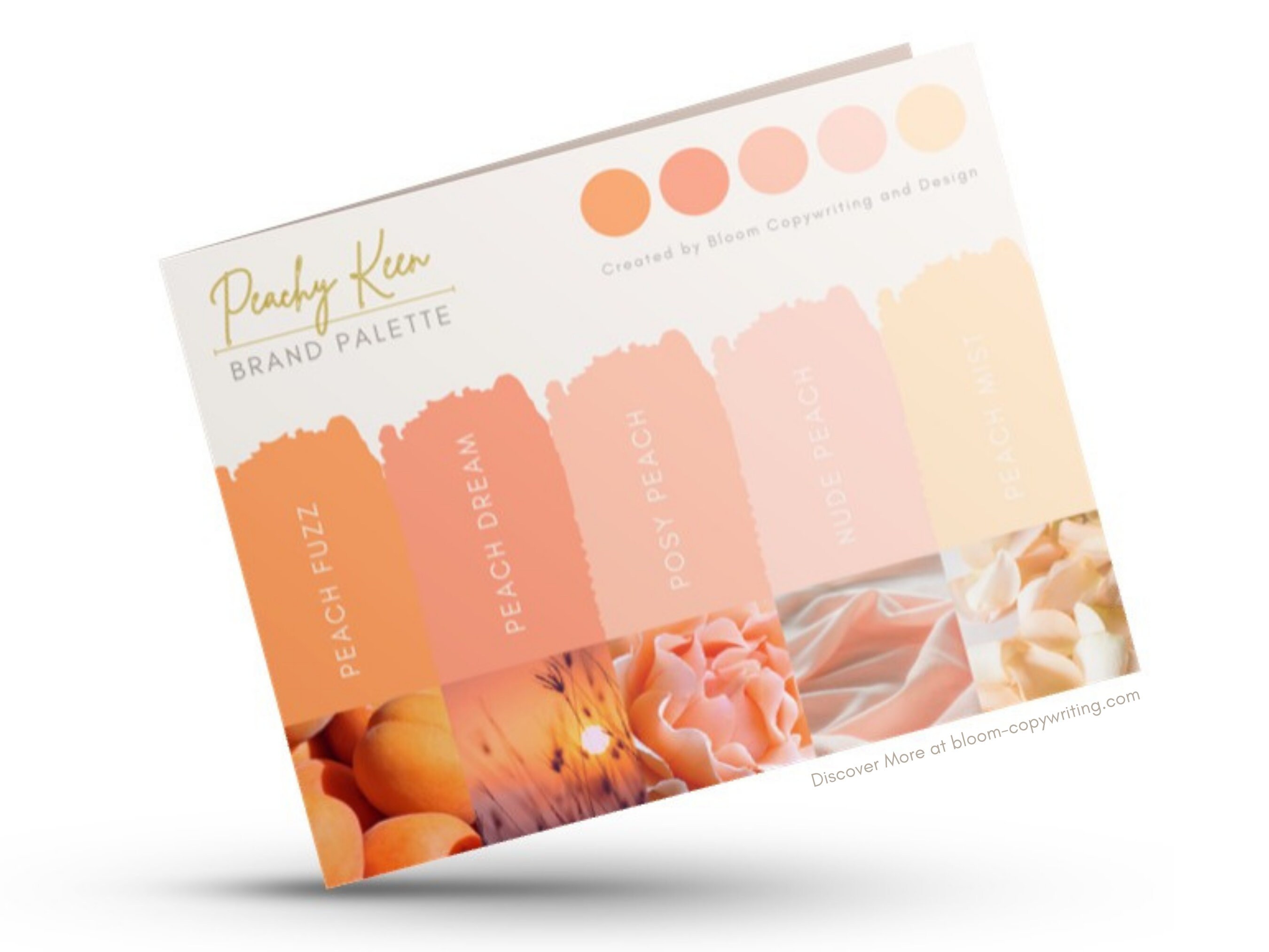 Deluxe Peach Brand Palette Editable Canva Colour Palette - Etsy UK