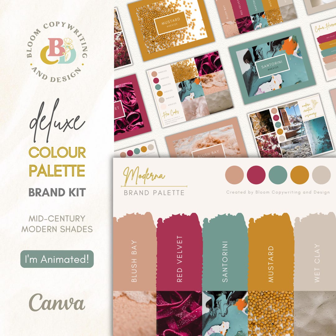 Luxury Color Palette | Brand Color Palette With Hex Codes | Premium ...