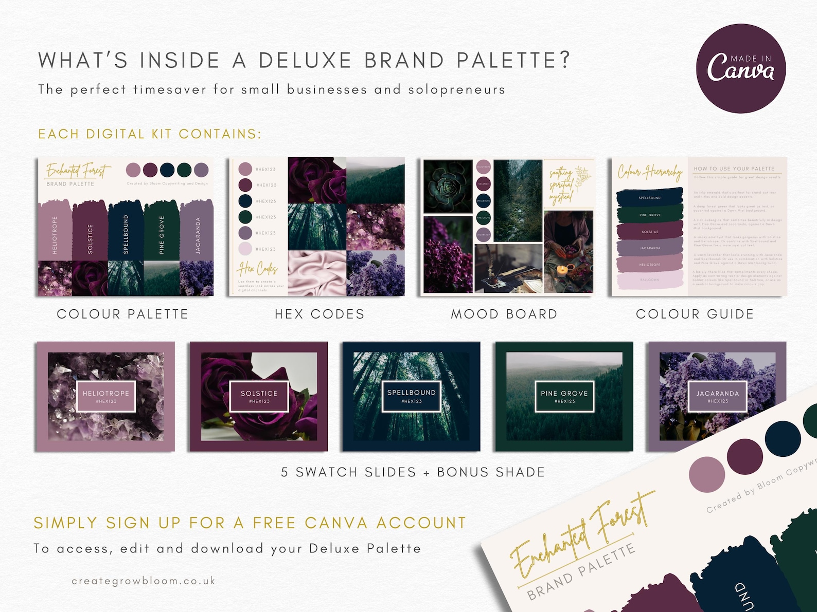 Luxury Color Palette | Brand Color Palette With Hex Codes | Premium ...