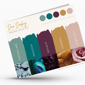 Art Deco Color Palette With Fonts | Canva Brand Palette + CMYK, RGB ...