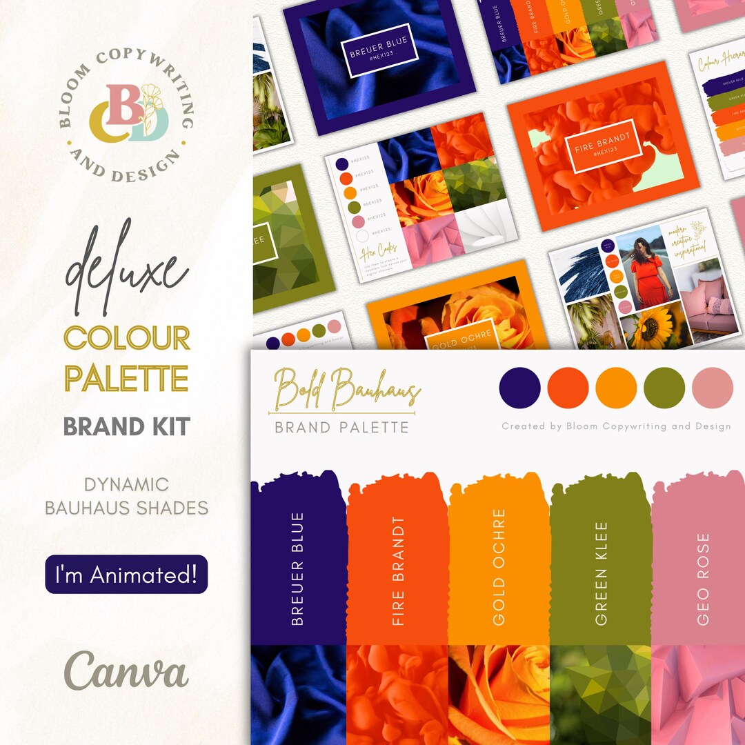 Luxury Color Palette Canva Color Palette with Hex Codes Premium ...