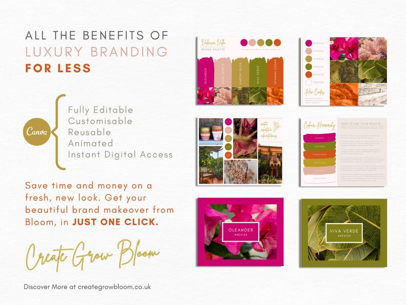 Luxury Color Palette | Brand Color Palette With Hex Codes | Premium ...