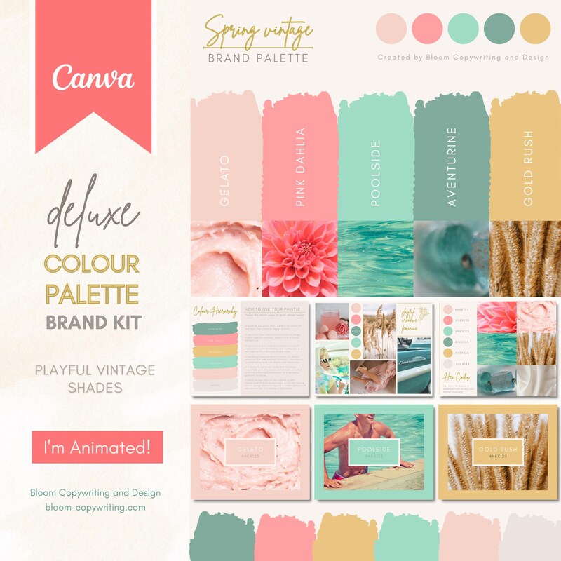 Vintage Pink Color - Etsy