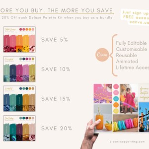 5% OFF 2 PALETTES Build Your Own Color Palette Bundle Canva Color ...