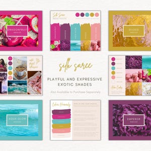 SAVE 25% | Exotic Brand Color Palette Bundle | Canva Color Palettes ...