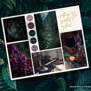 Fairy Tale Color Palette With Fonts | Canva Brand Palette + CMYK, RGB ...
