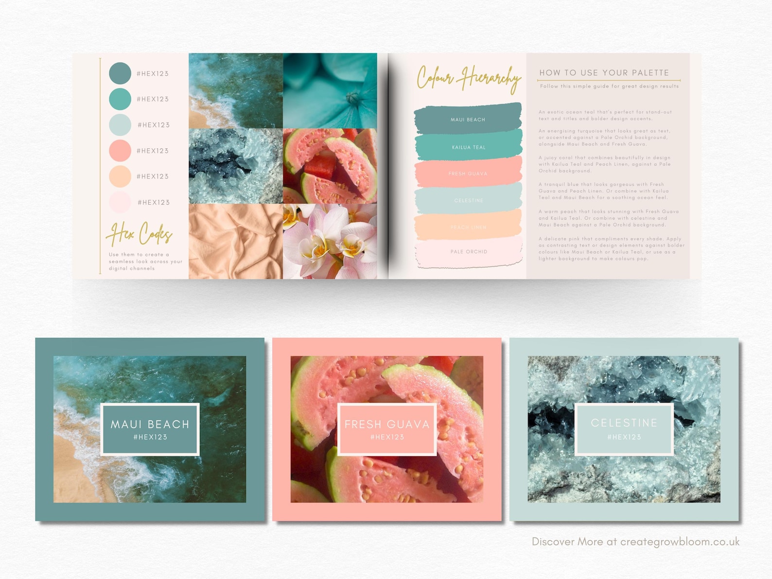 Luxury Brand Color Palette | Sunset Brand Color Palette With Hex Codes ...