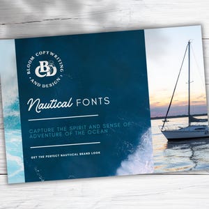 Nautical Canva Font Pairing Guide Luxury Canva Font Guide Canva Font ...