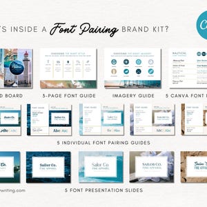 Nautical Canva Font Pairing Guide Luxury Canva Font Guide Canva Font ...