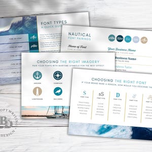 Nautical Canva Font Pairing Guide Luxury Canva Font Guide Canva Font ...