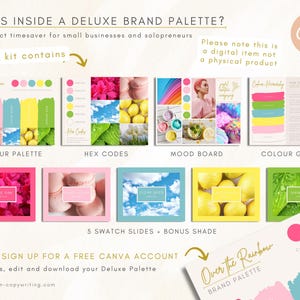 Luxury Brand Color Palette Canva Color Palette With Hex Codes Premium ...