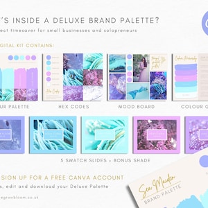 Luxury Brand Color Palette | Canva Color Palette With Hex Codes ...