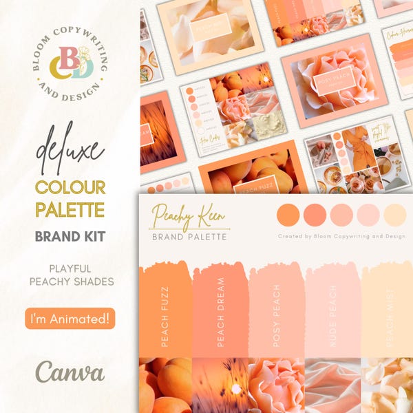 Pastel Peach Color - Etsy