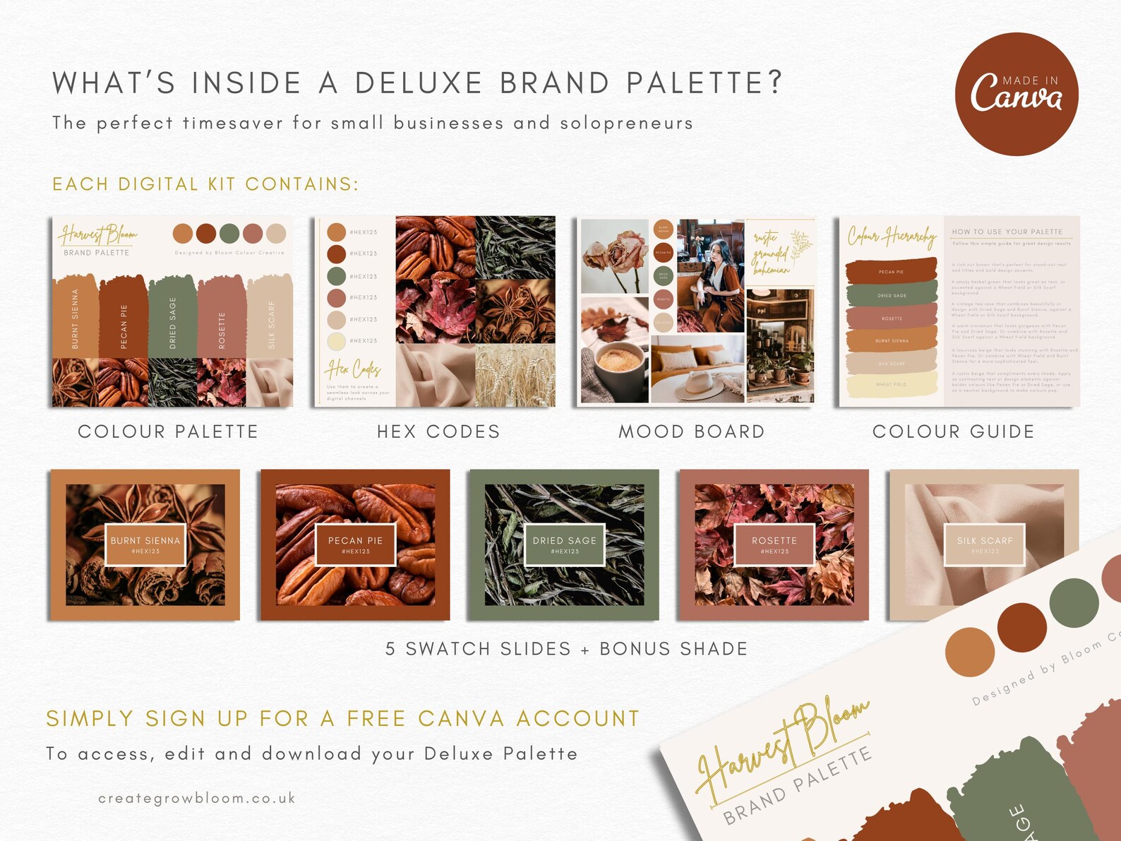 Luxury Color Palette | Brand Color Palette With Hex Codes | Premium ...
