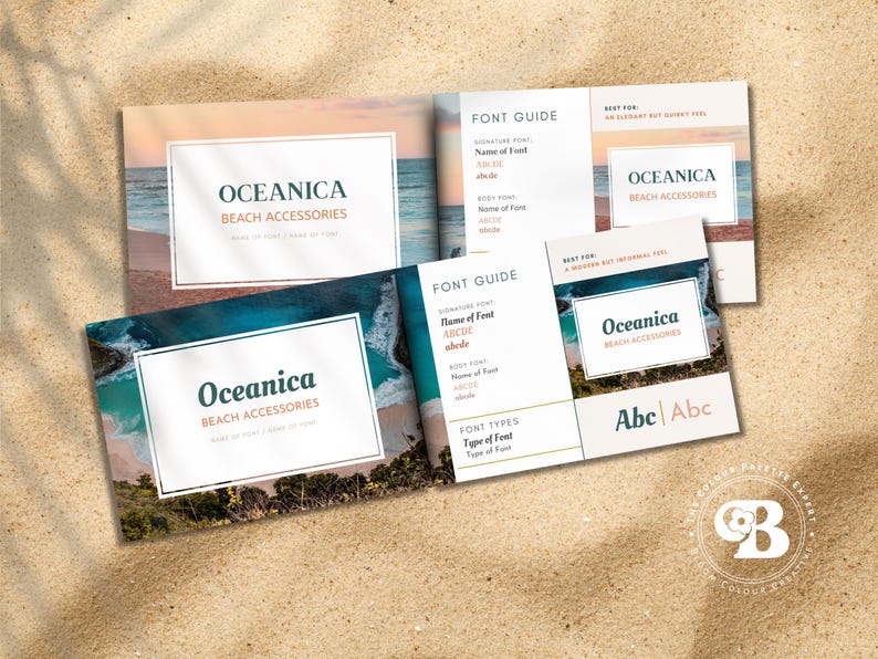Beach Canva Font Pairing Guide - Luxury Canva Font Guide - Canva Font ...