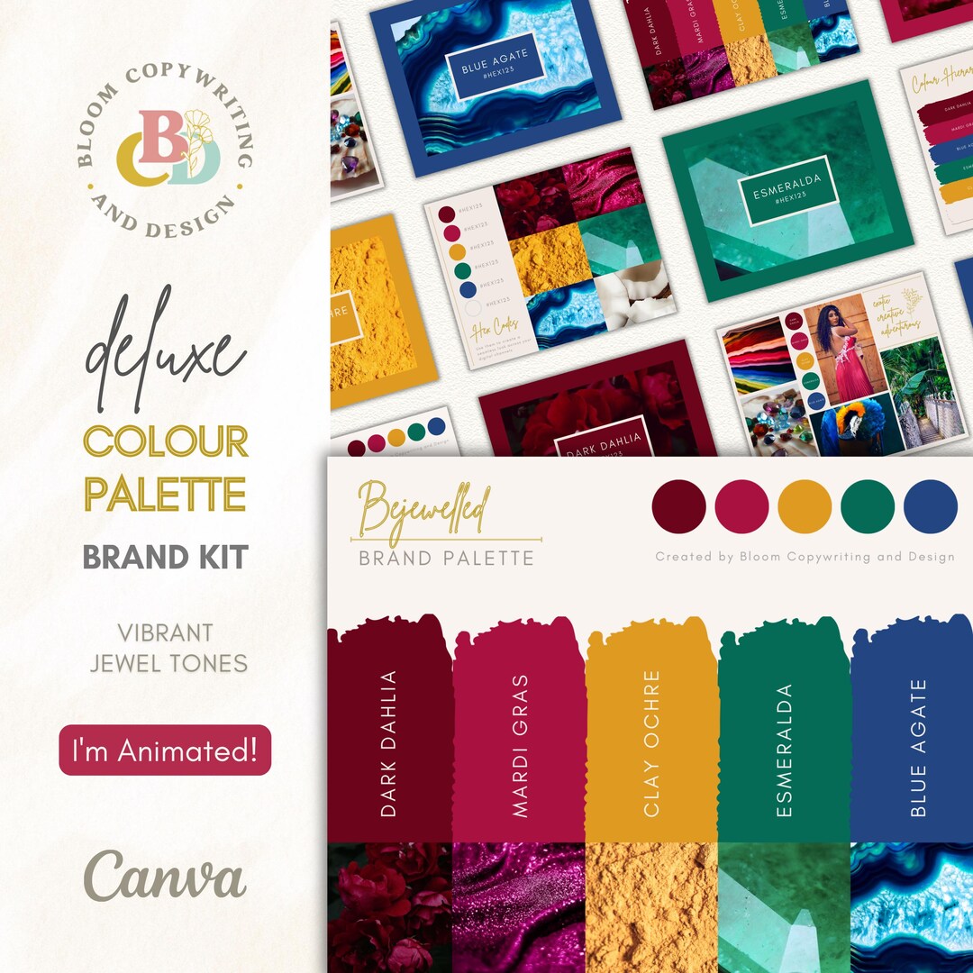 Luxury Color Palette | Brand Color Palette With Hex Codes | Premium ...