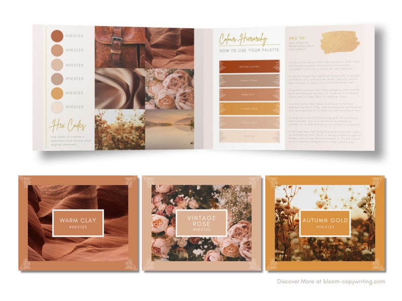Deluxe Wedding Palette Editable Canva Colour Palette With Hex Codes ...