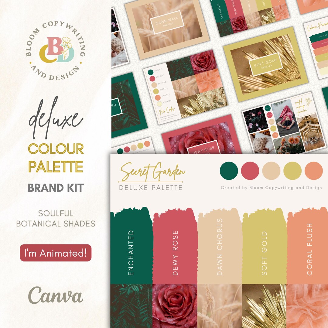 Luxury Brand Color Palette | Canva Color Palette With Hex Codes ...