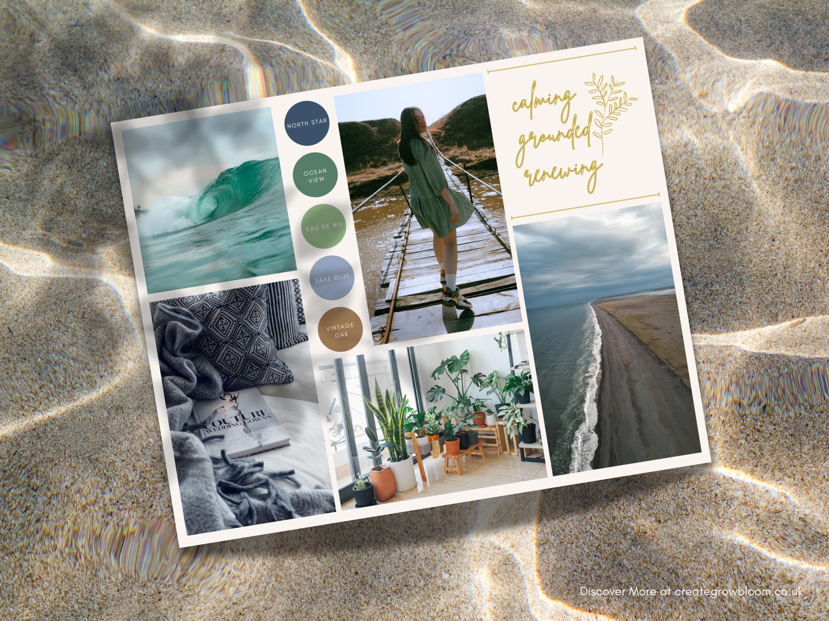 Beachy Brand Colour Palette With Hex Codes – Coastal Colour Palette ...