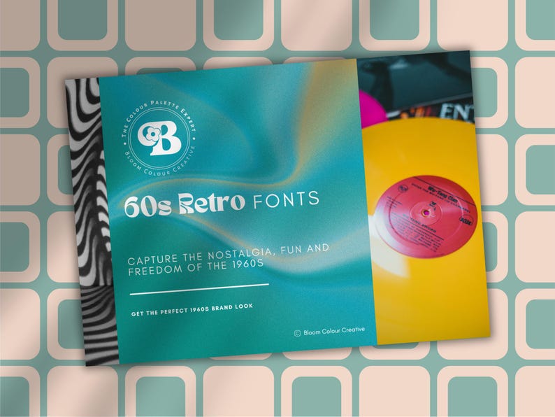 60s Retro Canva Font Pairing Guide - Luxury Canva Font Guide - Canva ...