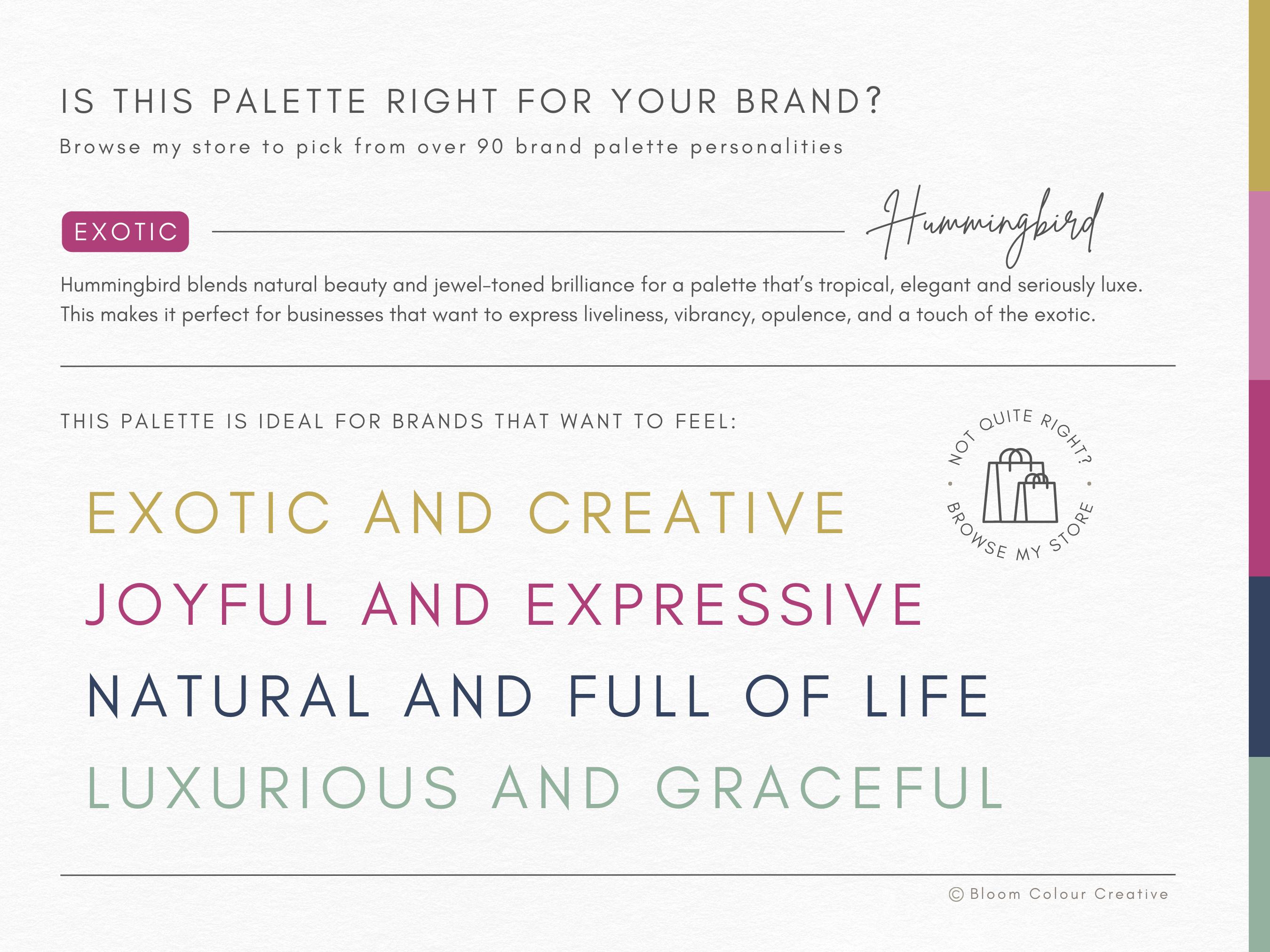 Tropical Brand Colour Palette Canva Templates With Hex Codes – Vibrant ...