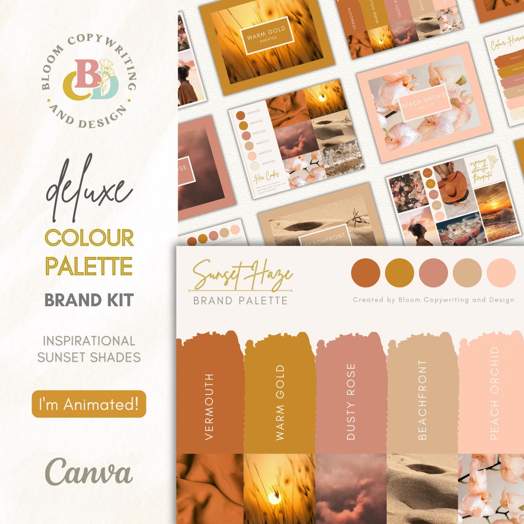 Luxury Brand Color Palette | Canva Color Palette With Hex Codes ...
