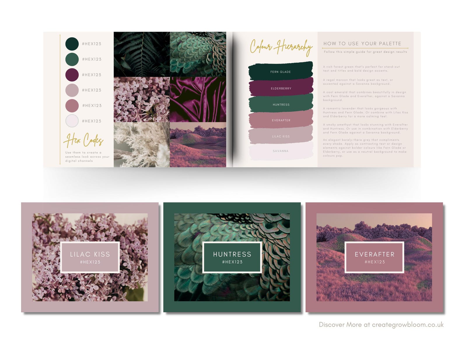 Luxury Color Palette | Brand Color Palette With Hex Codes | Premium ...
