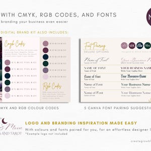 Fairy Tale Color Palette With Fonts | Canva Brand Palette + CMYK, RGB ...