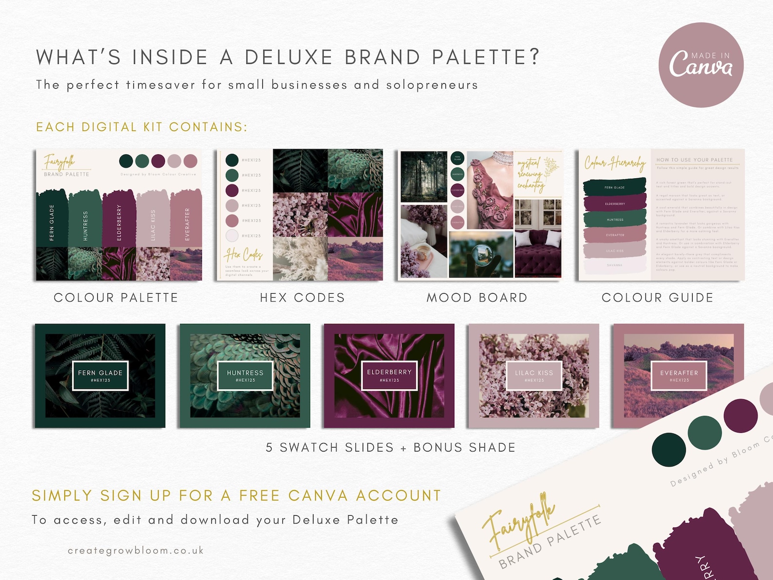 Luxury Color Palette | Brand Color Palette With Hex Codes | Premium ...