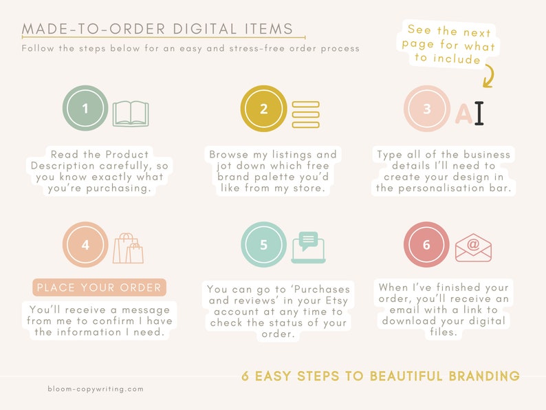 Instant Brand Kit Logo Design Personalised Logo Instant Branding Retro ...