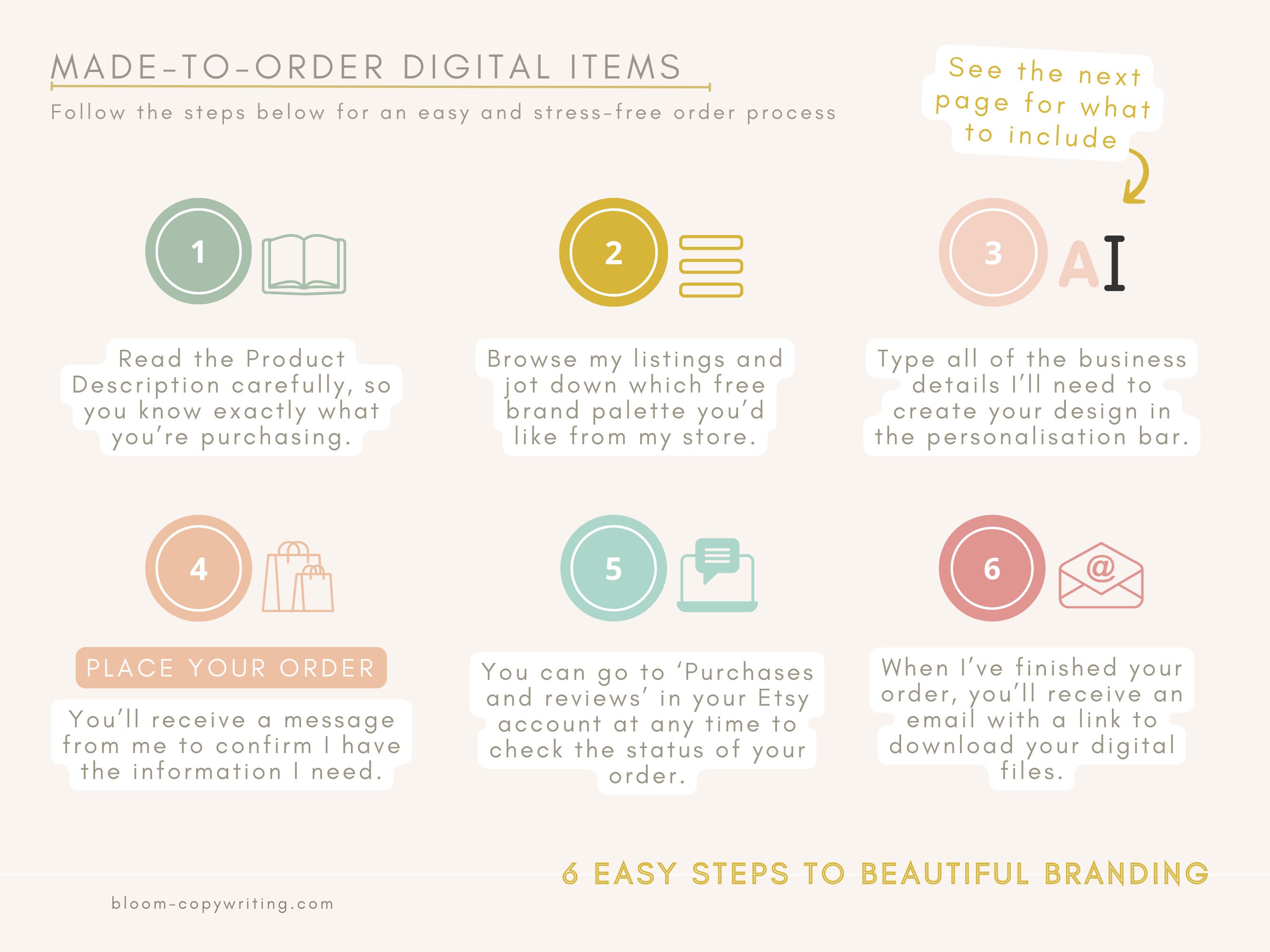 Instant Brand Kit Logo Design Personalised Logo Instant Branding Retro ...