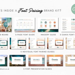 Beach Canva Font Pairing Guide | Luxury Canva Font Guide | Canva Font ...