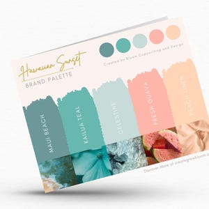 Luxury Brand Color Palette | Sunset Brand Color Palette With Hex Codes ...
