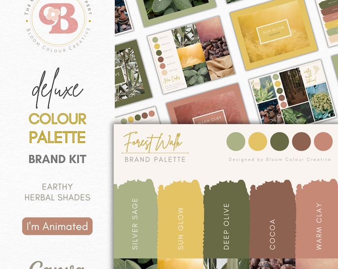 Professional Business Branding Color Palette Forest Green and Sage ...