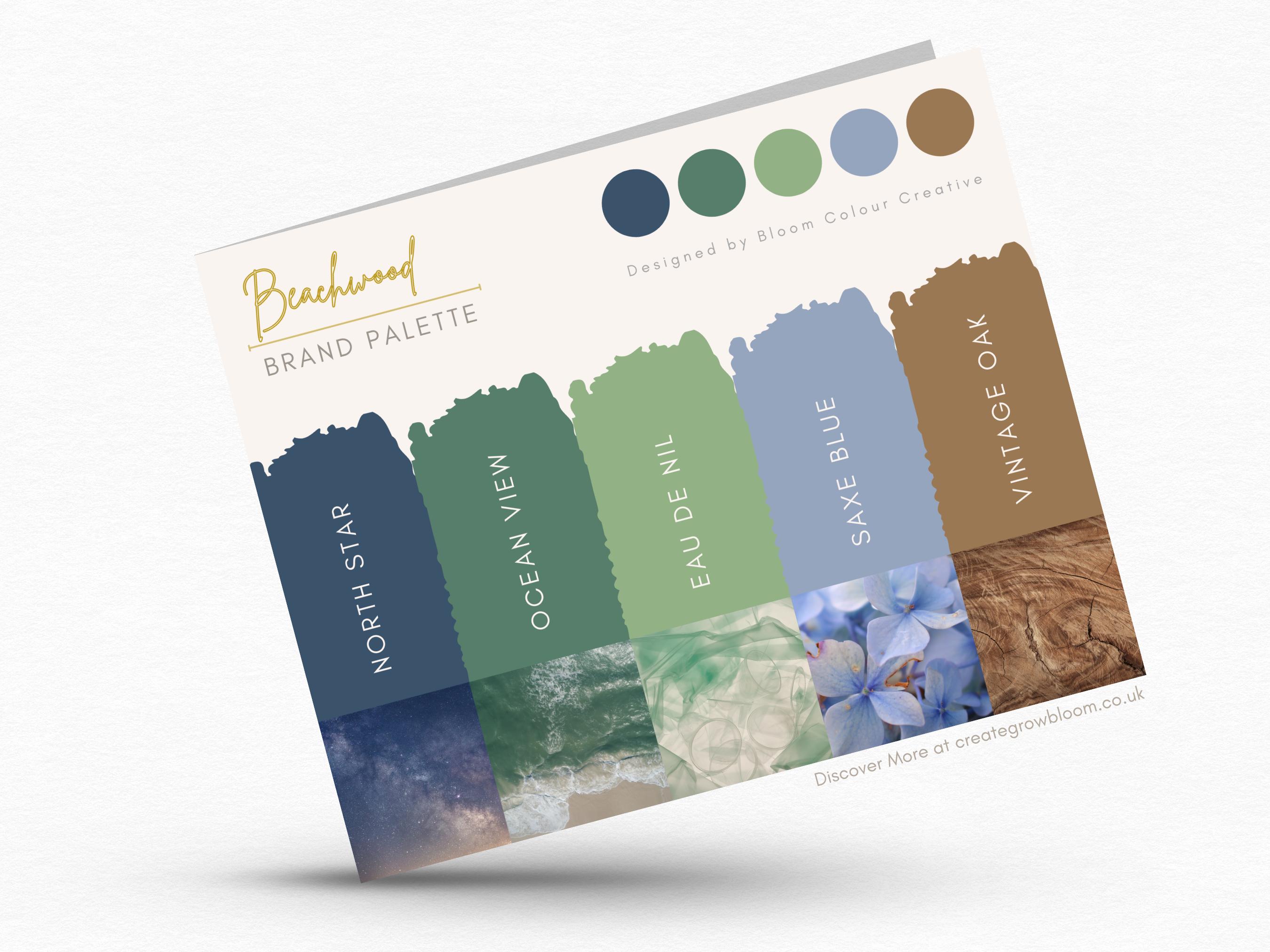 Beachy Brand Colour Palette With Hex Codes – Coastal Colour Palette ...