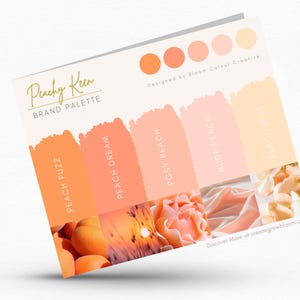 Luxury Peach Brand Colour Palette - Pastel Business Colours With Hex ...