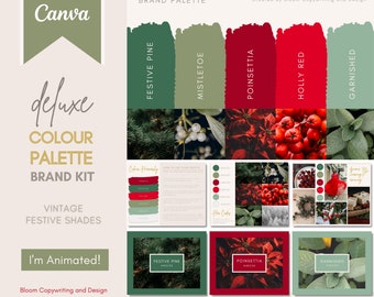 Christmas Color Palette for Procreate 30 Handpicked Festive - Etsy