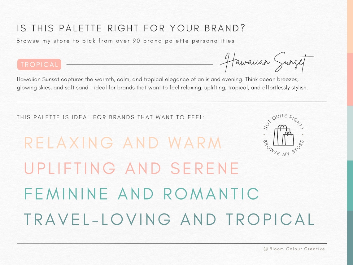 Luxury Brand Color Palette | Sunset Brand Color Palette With Hex Codes ...