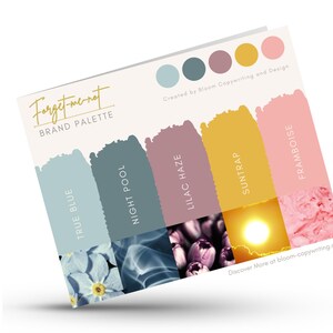 Luxury Brand Color Palette | Color Palette With Hex Codes | Premium ...