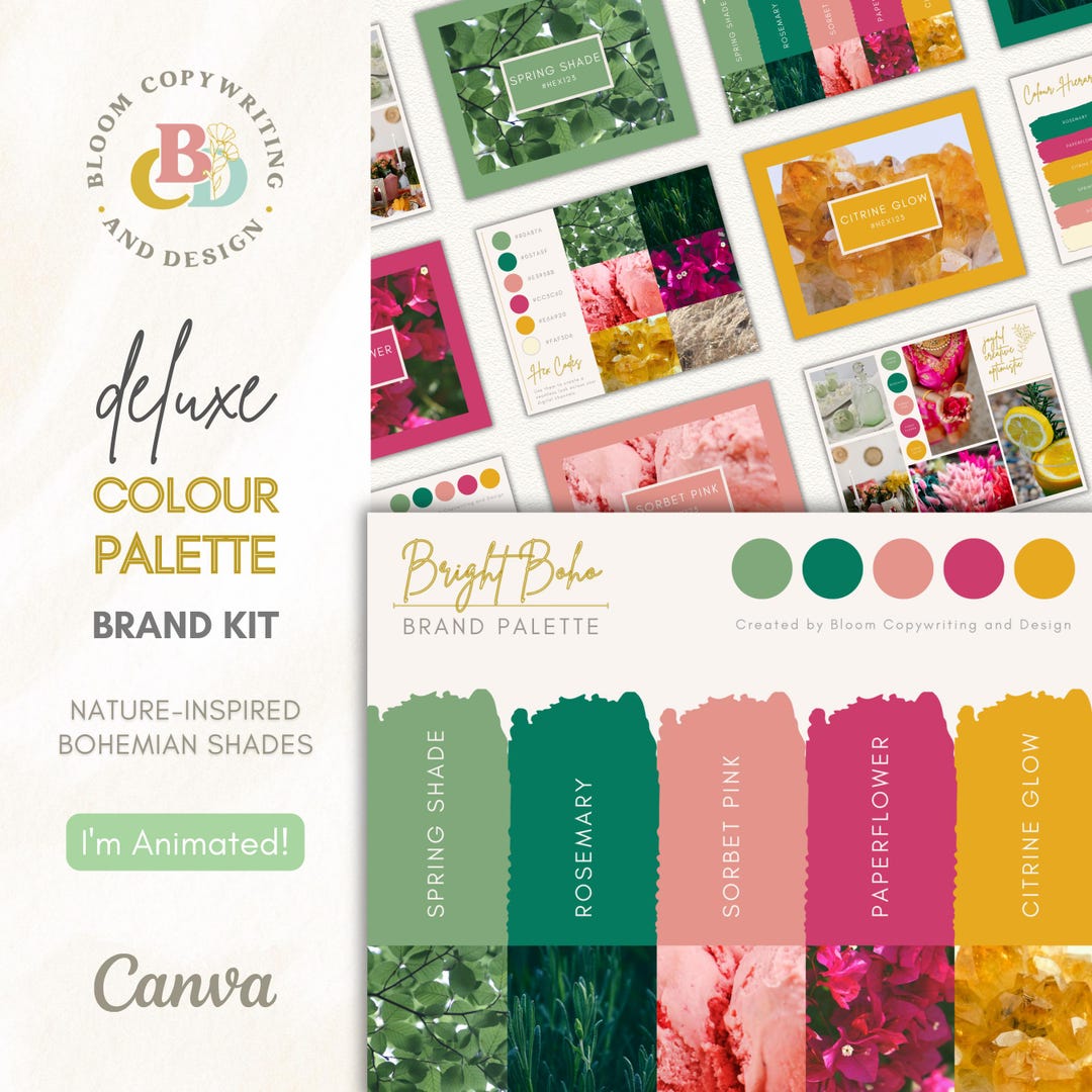Luxury Color Palette Canva Color Palette With Hex Codes Premium ...