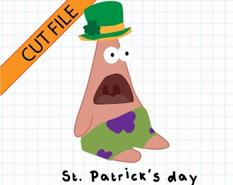 Patrick Star Vector - Etsy