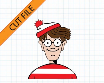 Where's Waldo Svg | Etsy Australia