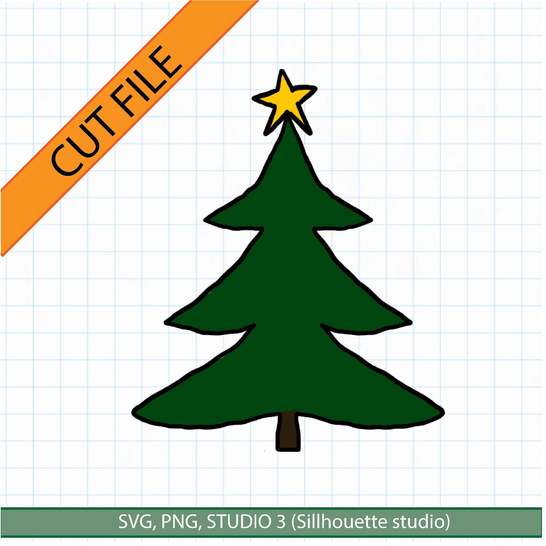 Kerstboom Kerstmis SVG, Cut File, Png, Studio, Vector - Etsy
